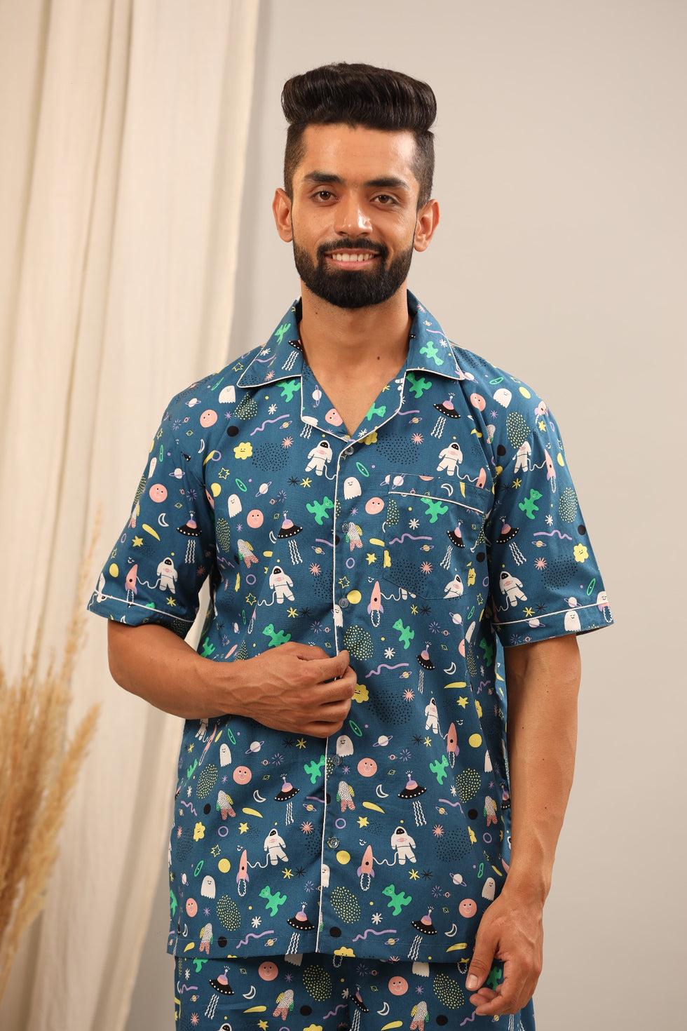 Men’s Night Suits | Comfortable Pajama Sets & Sleepwear for Him ...